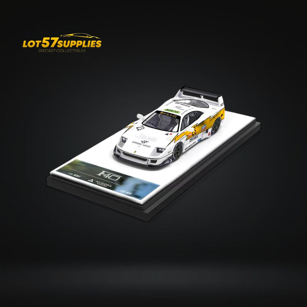 Aurora Model F40 Lightning Livery Ordinary 1:64 – Mascar Displays